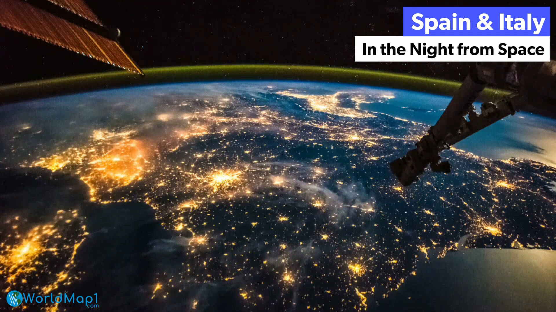 The Earth, Europe and Countries View from Space 2