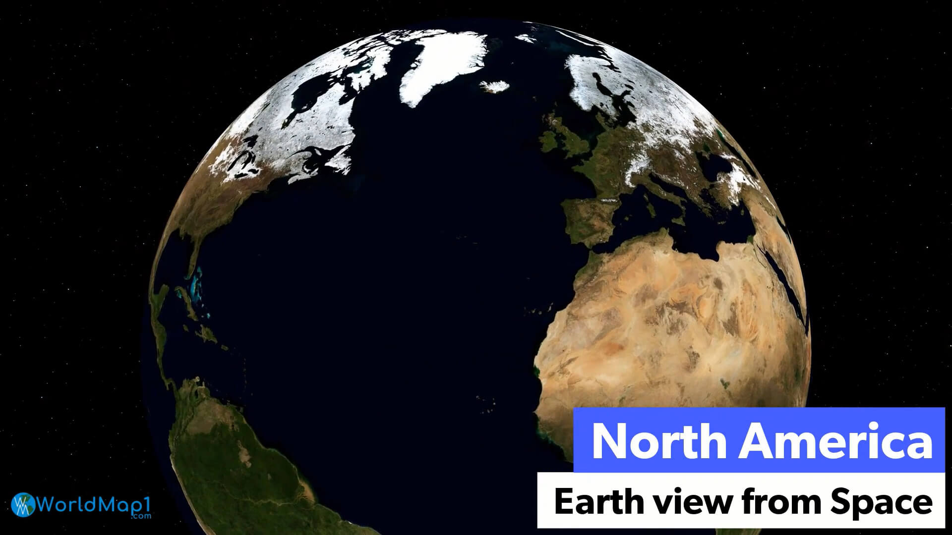 The Earth, North America and Countries View from Space 4