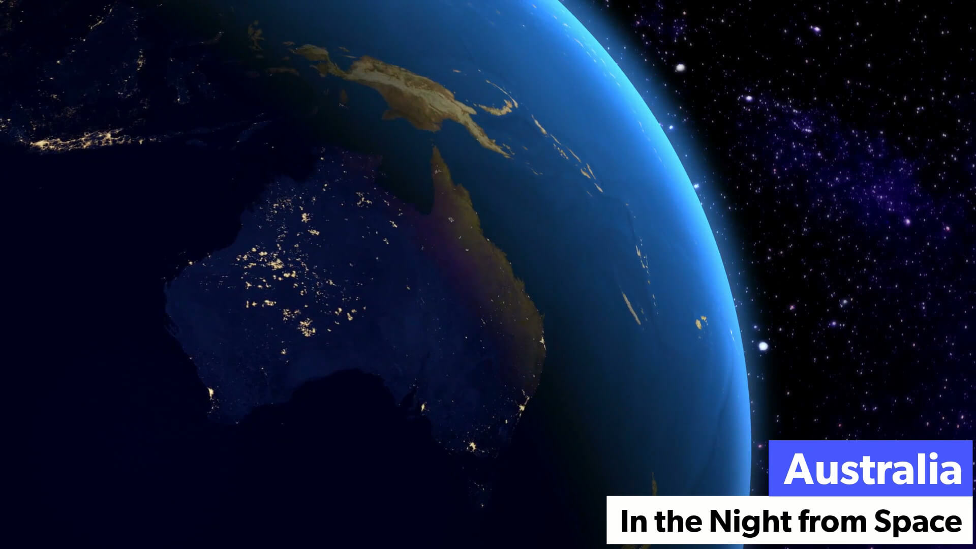 Oceania and Australia Satellite Views from Space 2