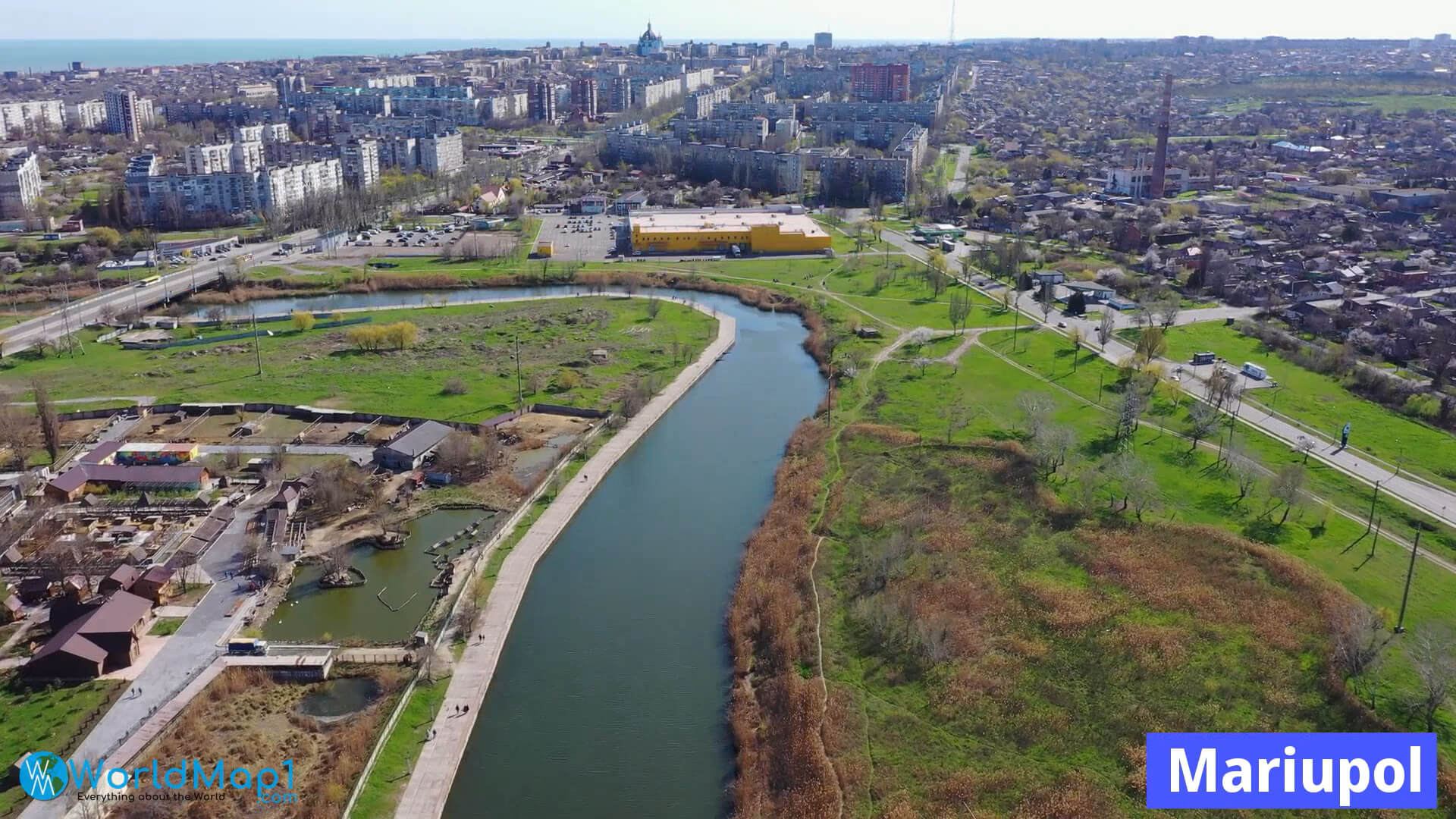 Hero City of Ukraine's Mariupol Before and After Russian Inv
