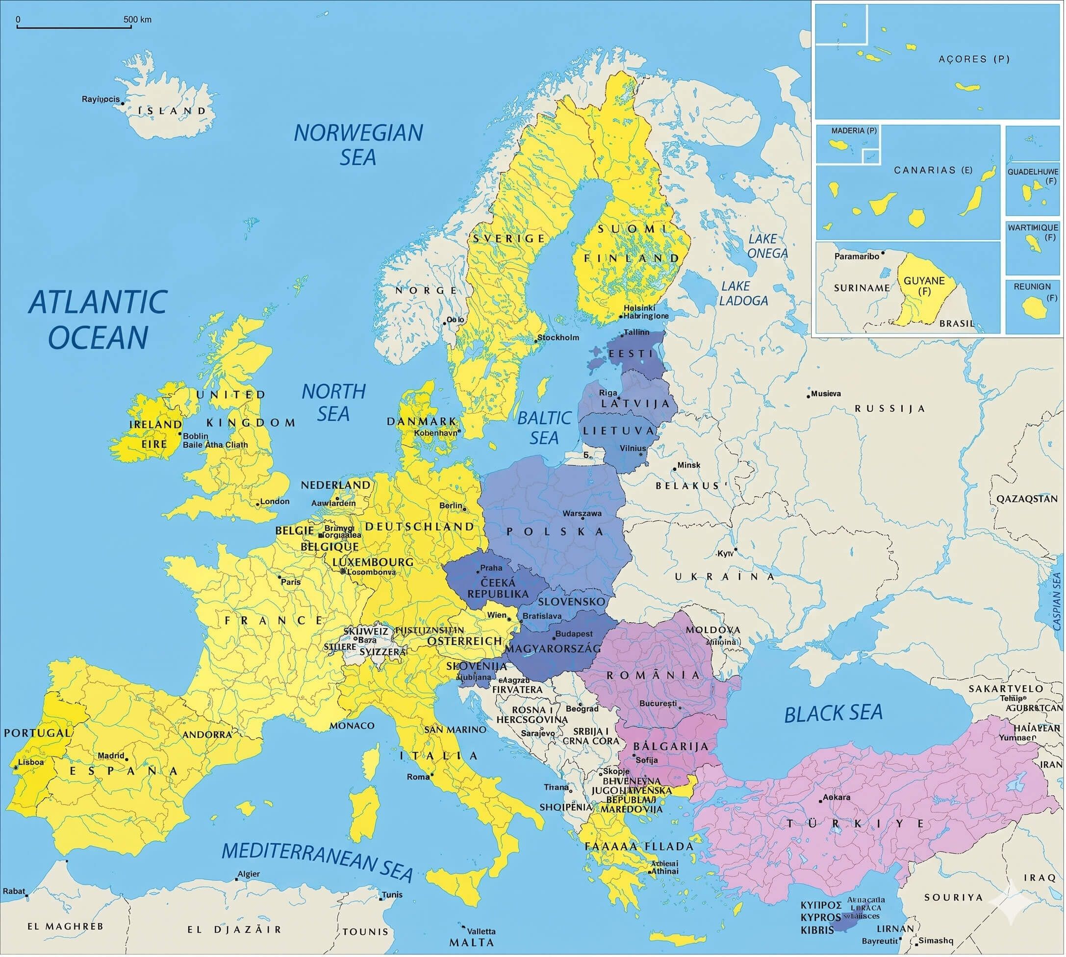Map of Europe