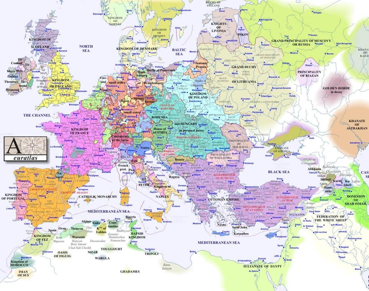 Map of Europe
