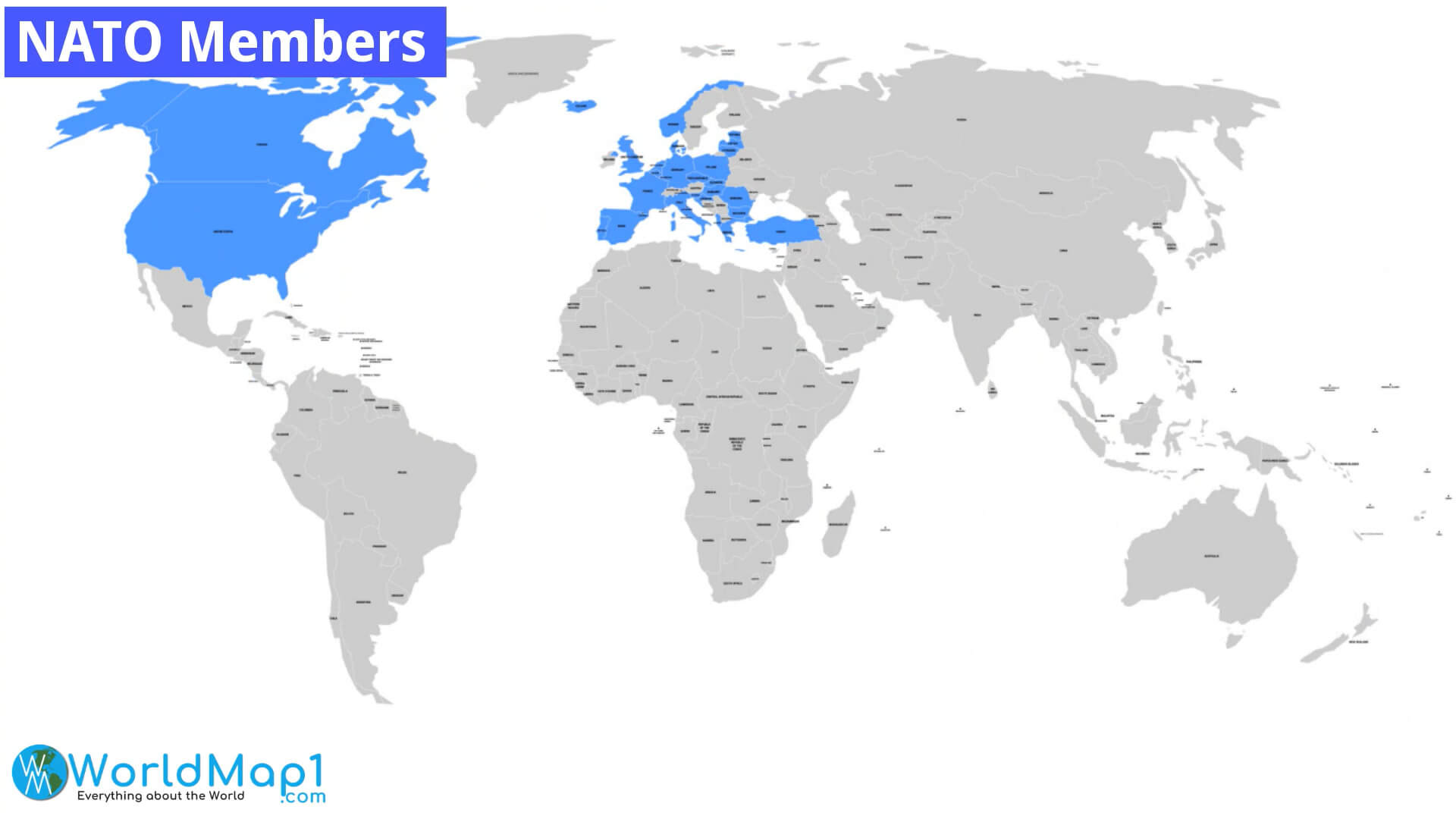 Which Countries are Members of NATO and Expansion in Years