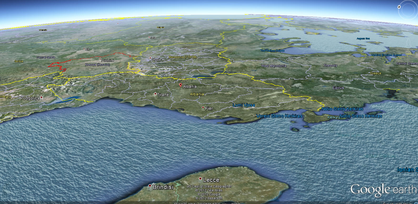 Albania Map - Albania