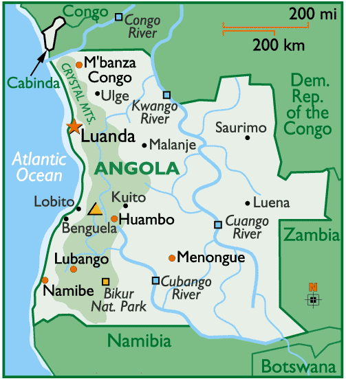 Luanda Map and Luanda Satellite Images