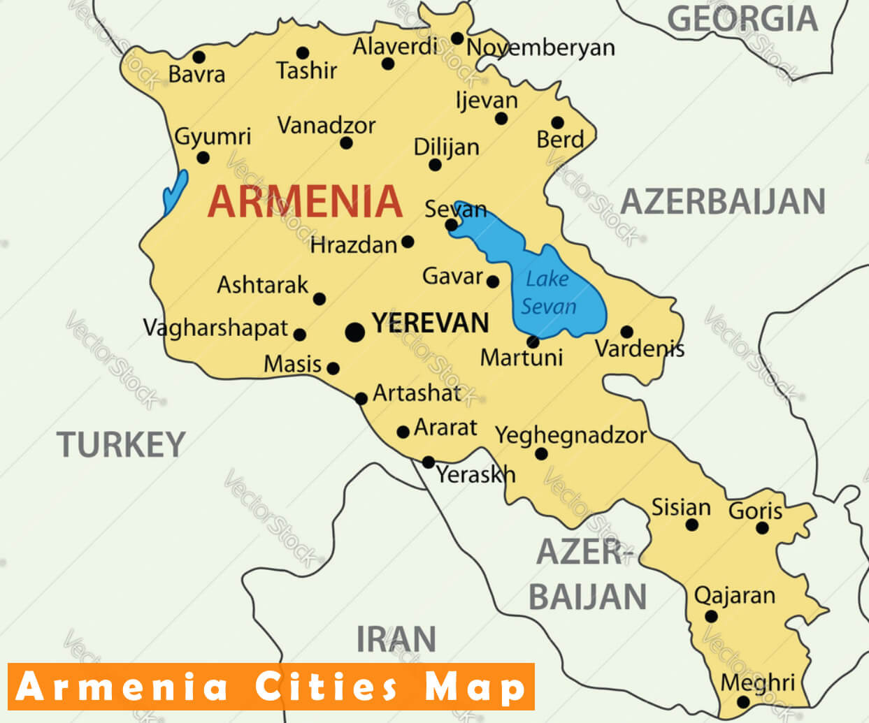 Armenia Map - Armenia