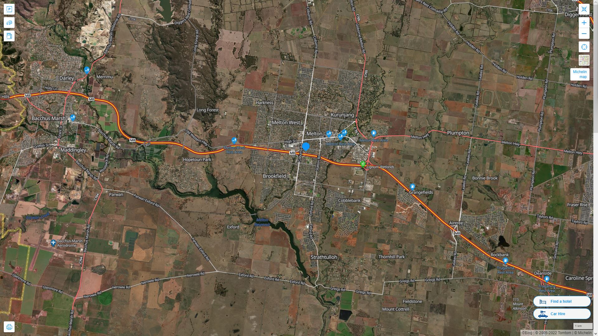 Melton Map and Melton Satellite Images