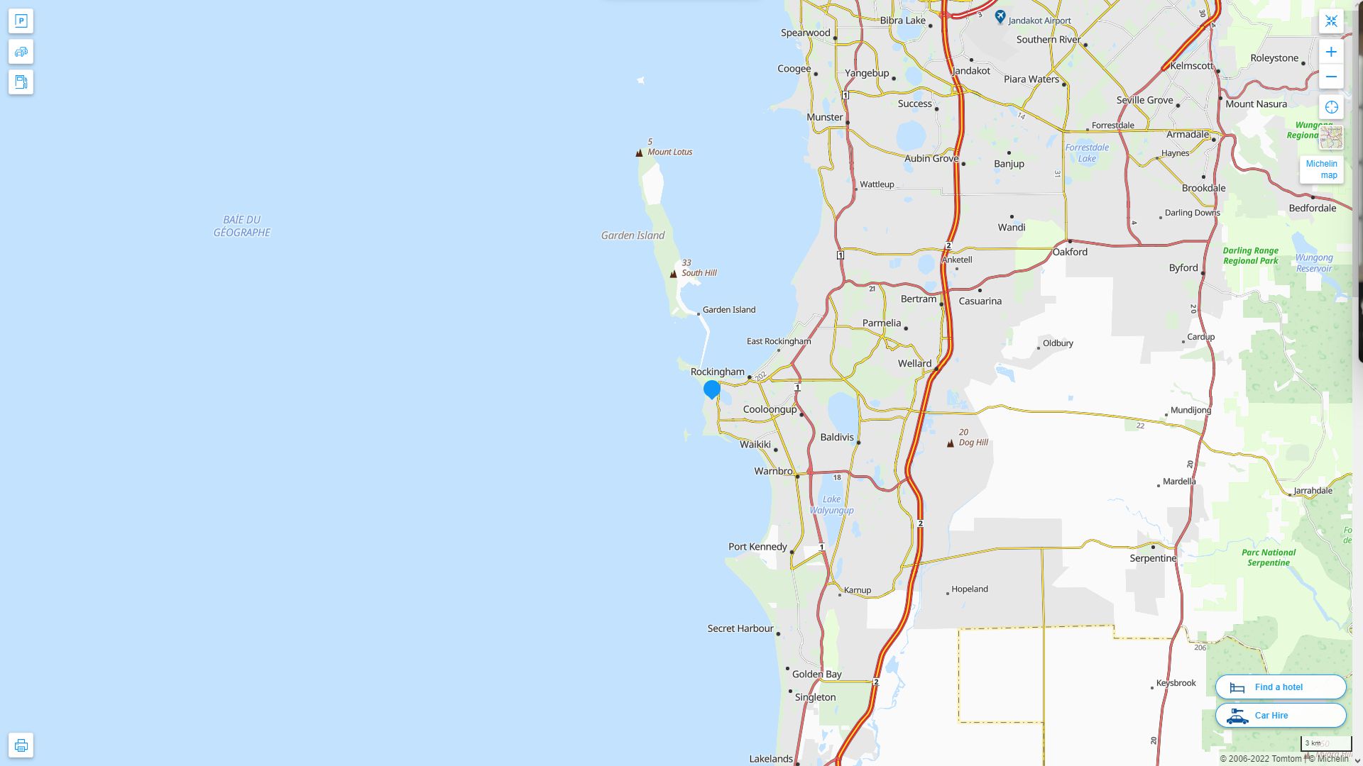 Rockingham Map and Rockingham Satellite Images