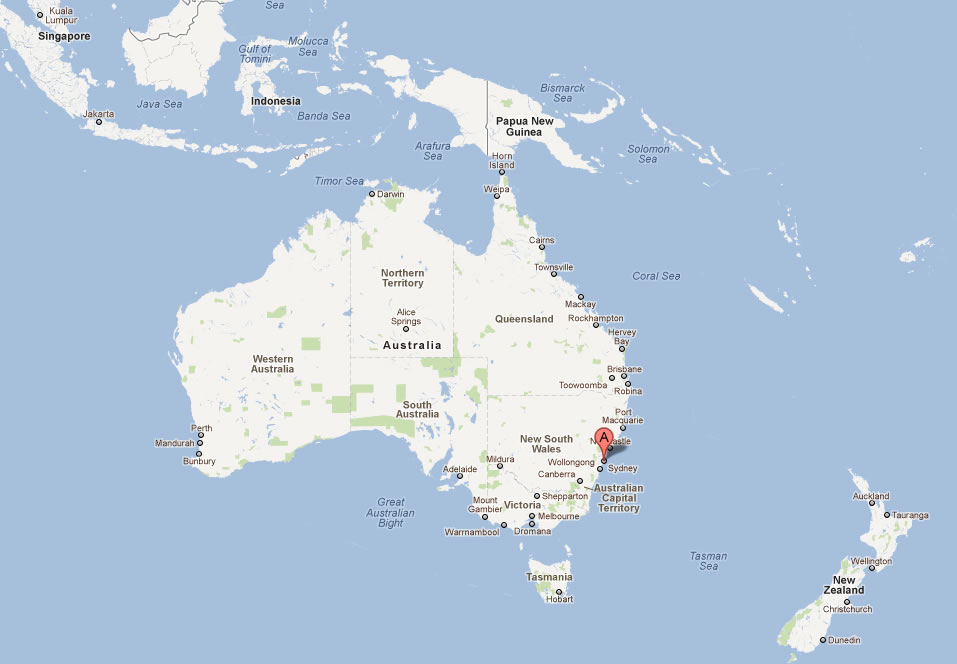 Sydney Map - Australia