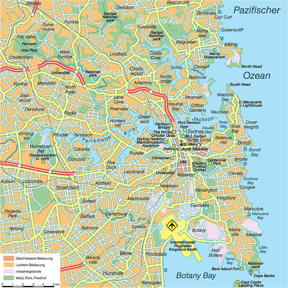Sydney Map - Australia
