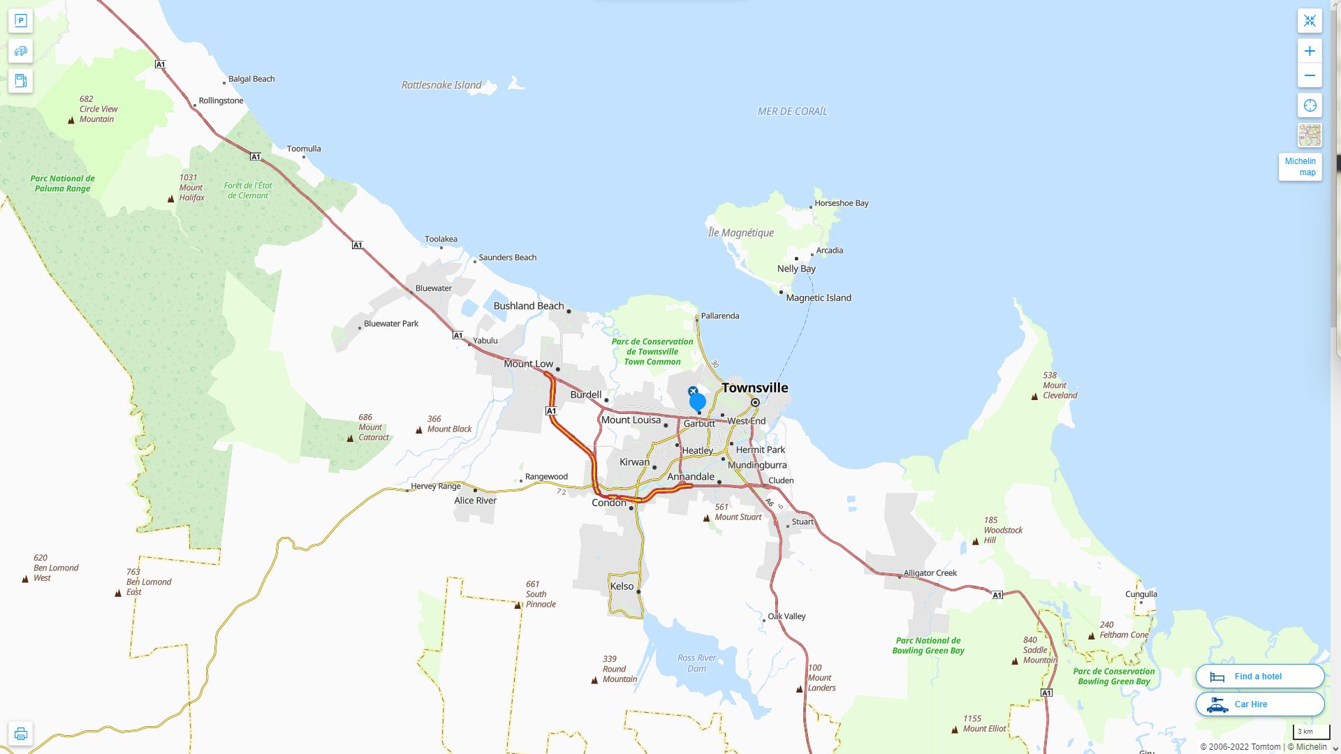 Townsville Map - Australia