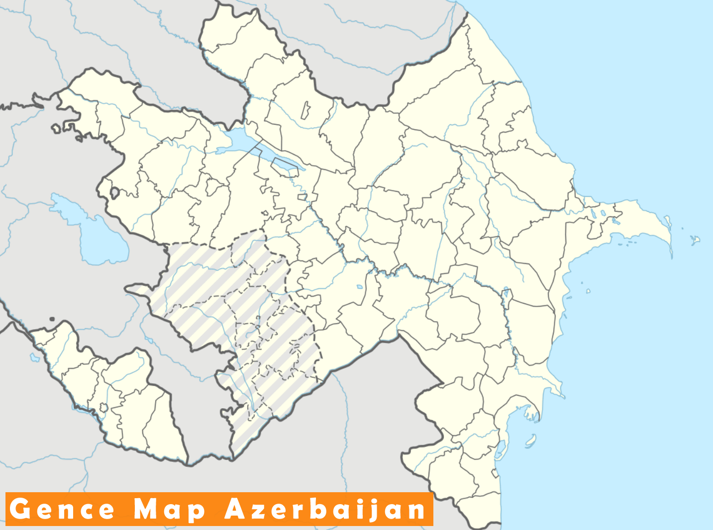 Azerbaijan Map and Azerbaijan Satellite Images