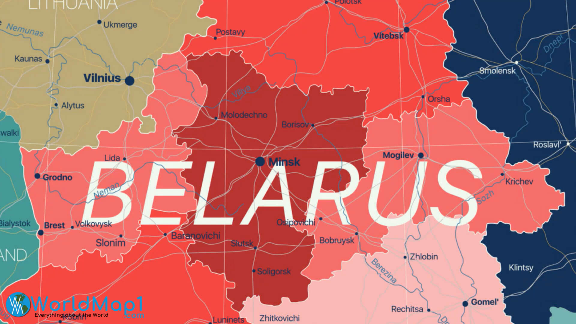 Large Belarus Maps