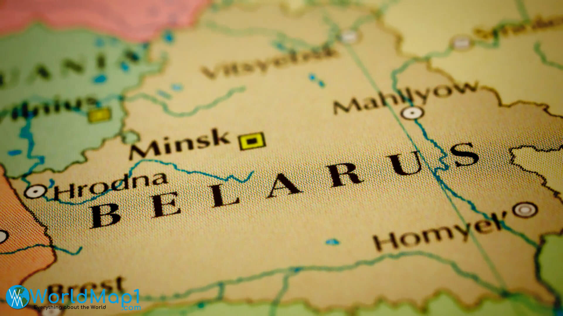 Free Printable Belarus Maps