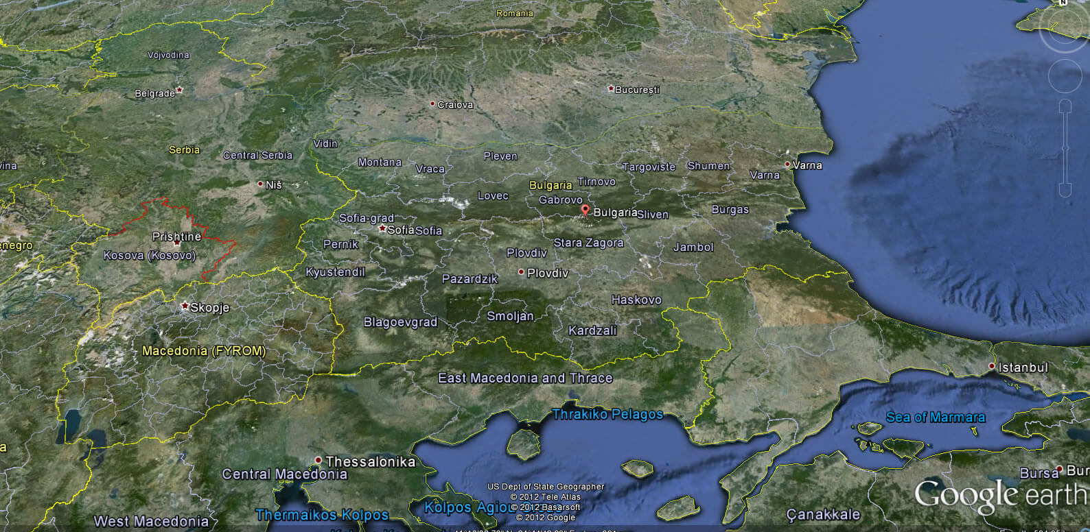 Bulgaria Map and Bulgaria Satellite Images