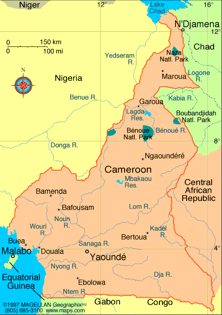 Garoua Map and Garoua Satellite Images