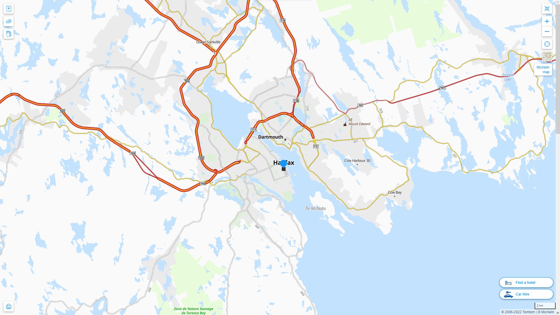 Halifax Map - Canada