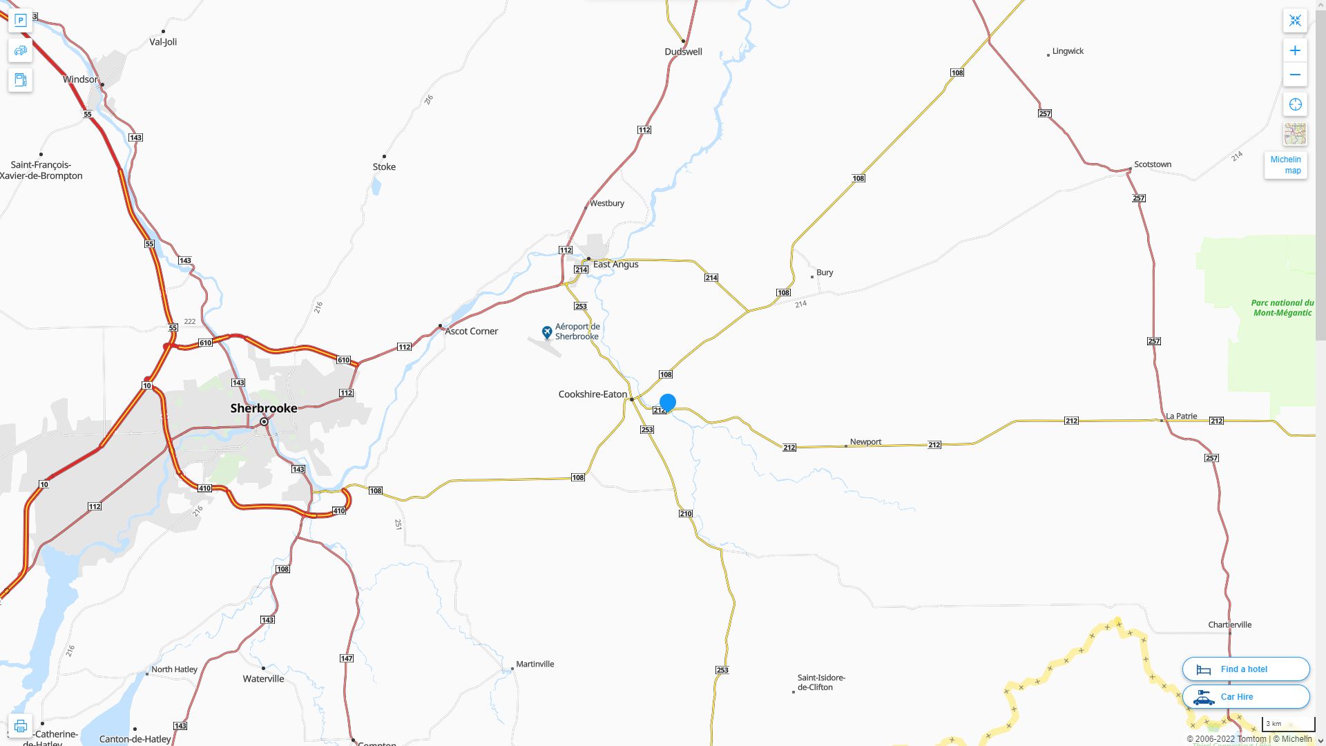 Quebec City Map - Canada