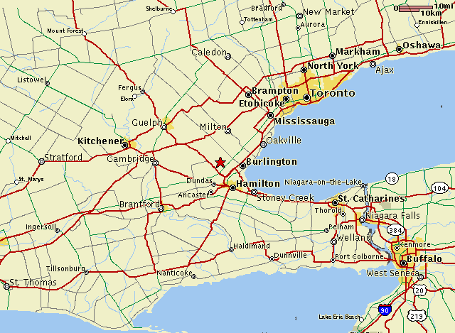 Toronto Map and Toronto Satellite Images