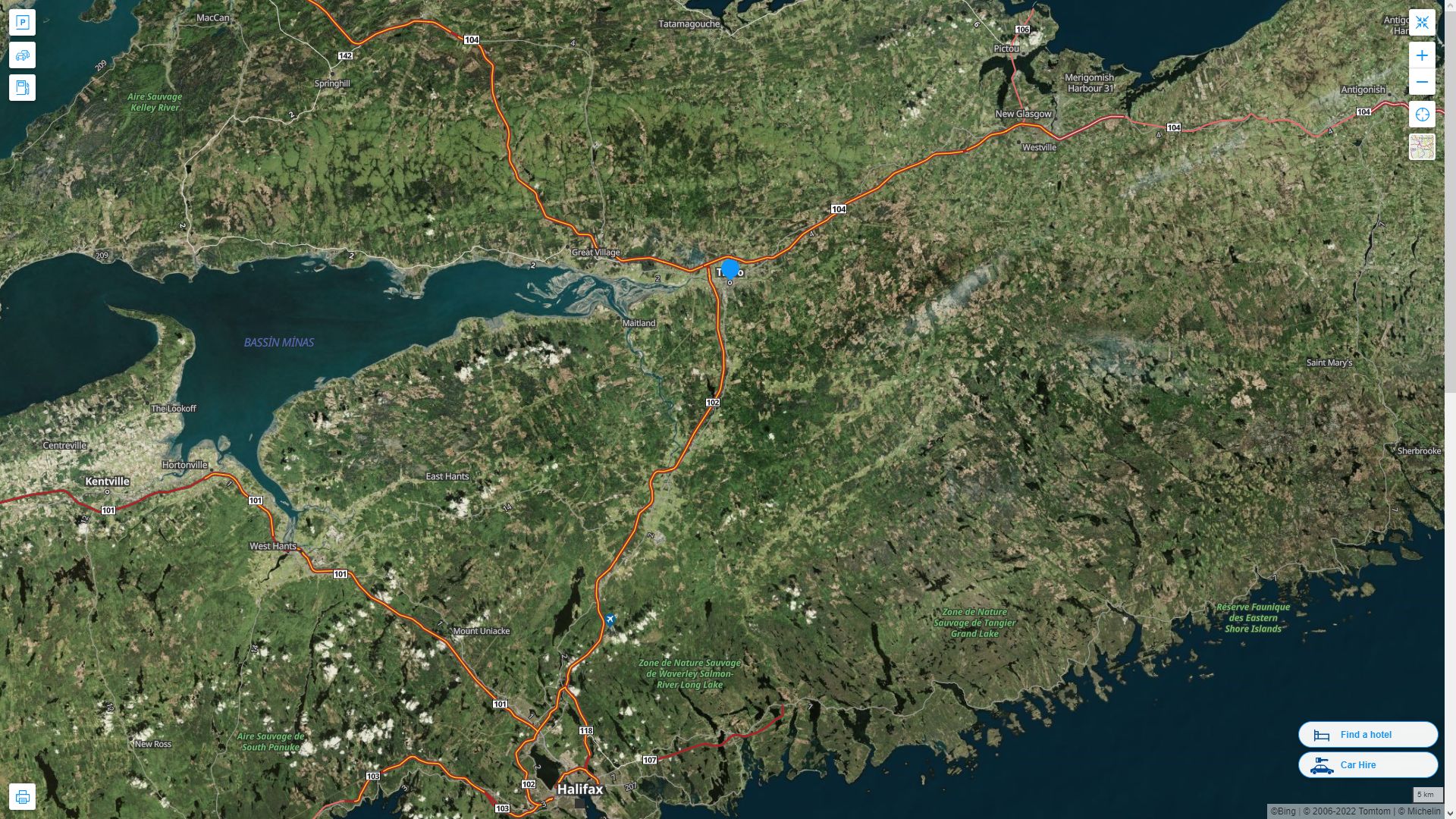 Truro Map and Truro Satellite Images