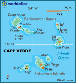 Cape Verde Map - Cape Verde