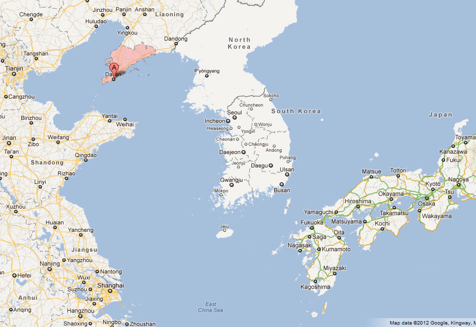 Dalian Map - China