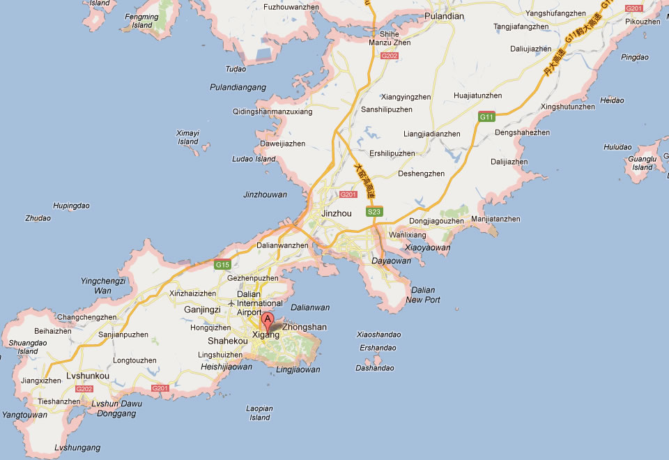 Dalian Map and Dalian Satellite Images