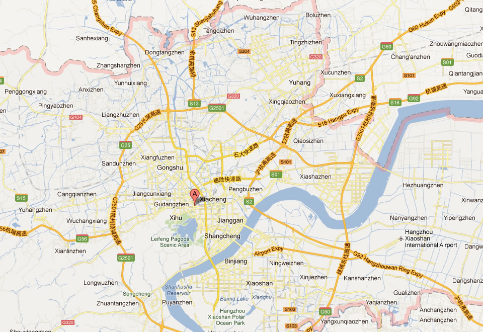 Hangzhou Map - China