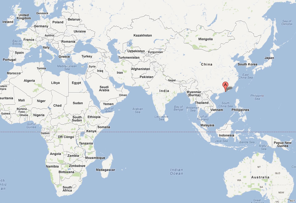Hong Kong China Map and Hong Kong China Satellite Images