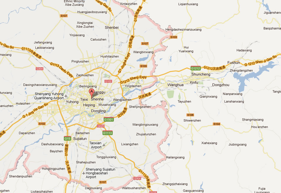 Shenyang Map and Shenyang Satellite Images