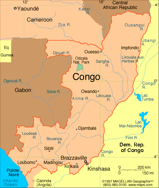 Lubumbashi Map - Congo