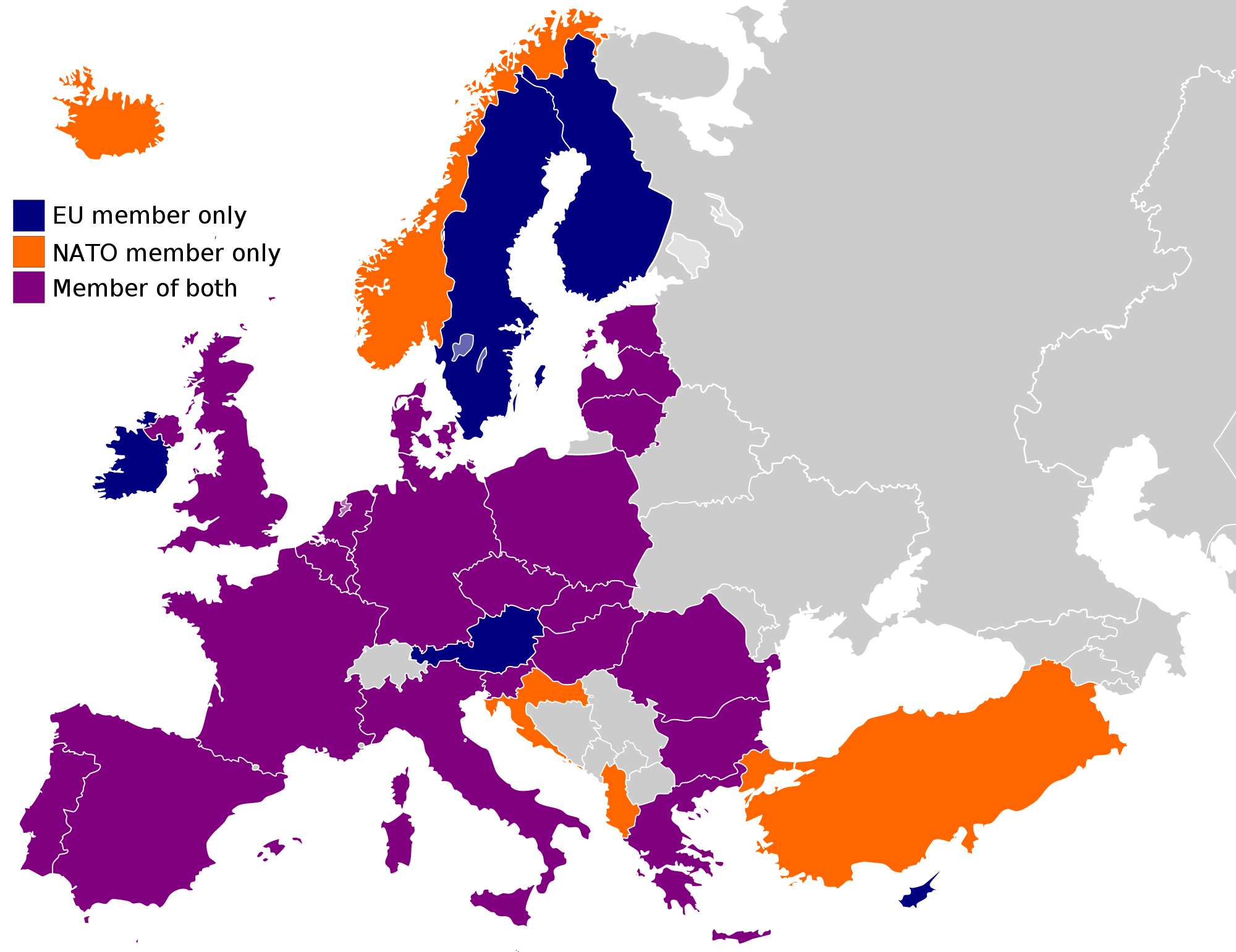 Membership of European Union 2009