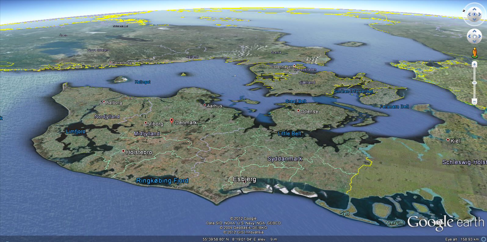 Denmark Map - Denmark