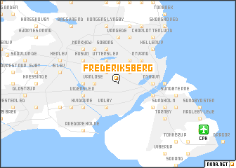 Frederiksberg Map - Denmark