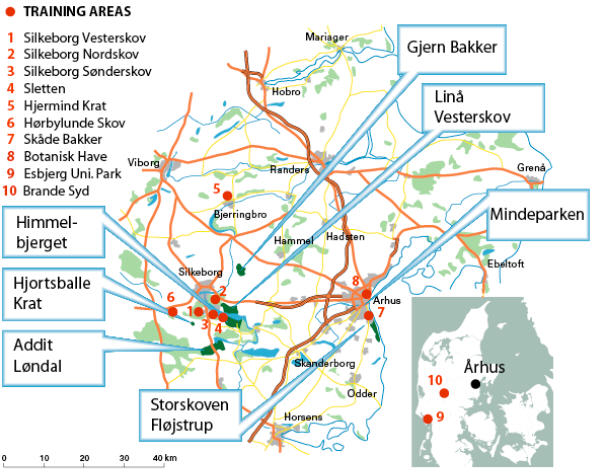 Silkeborg Map and Silkeborg Satellite Image