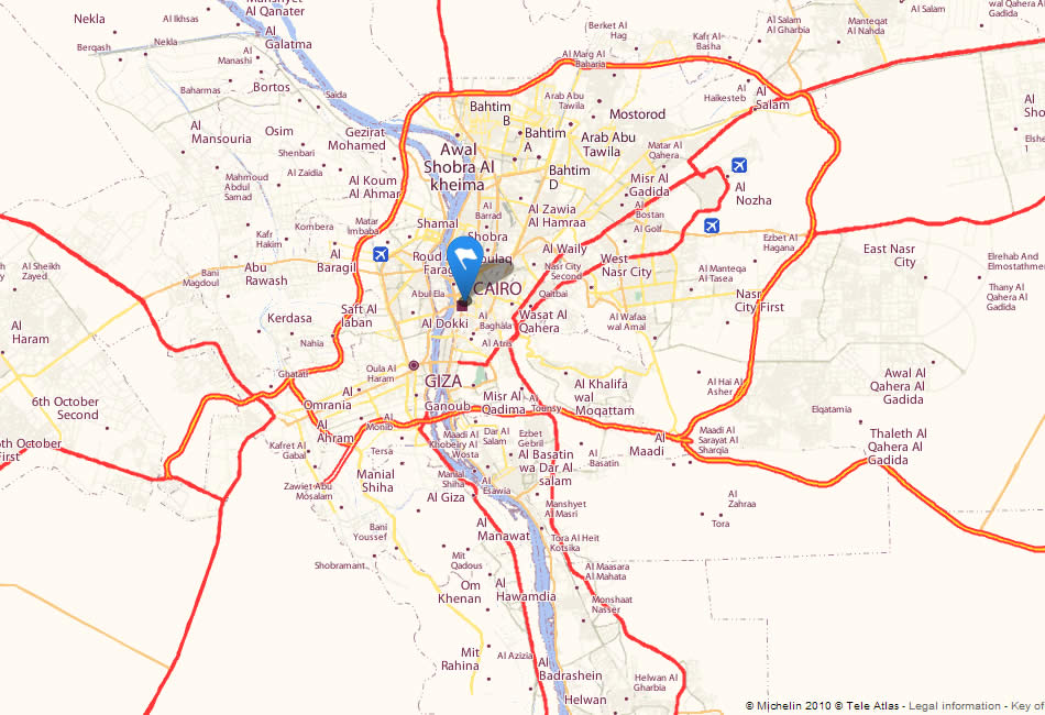 Cairo Map and Cairo Satellite Images