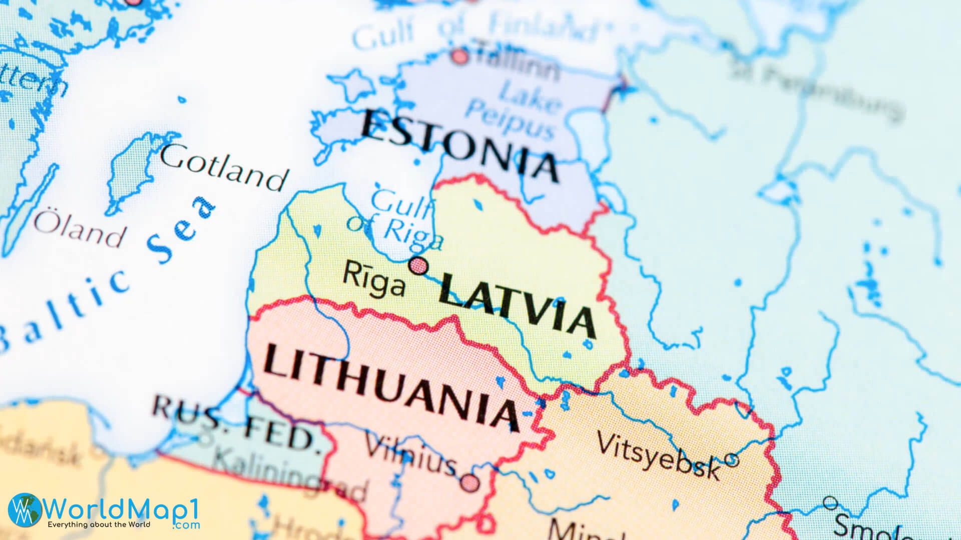 High Detailed Estonia Map