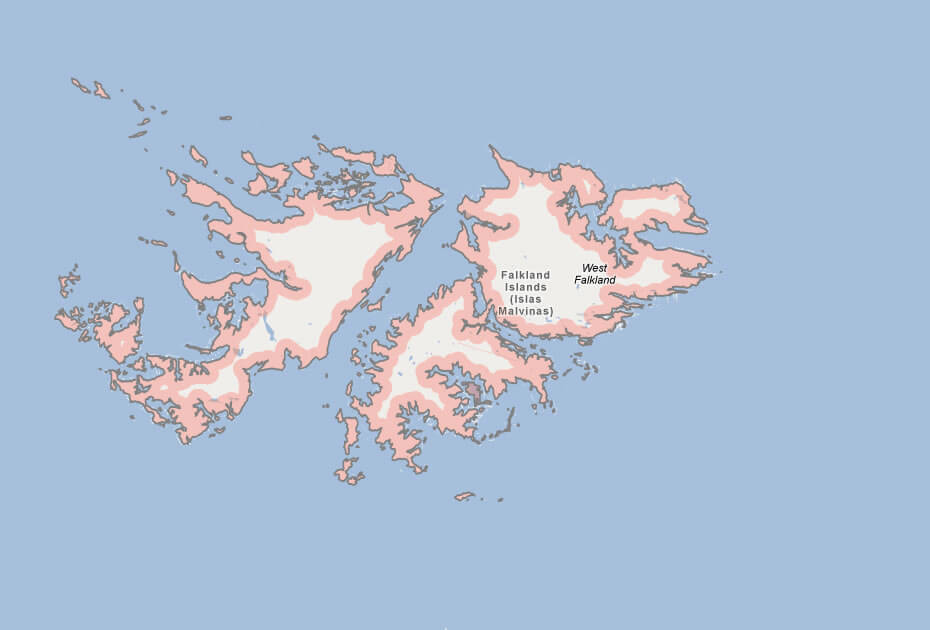 Falkland Islands Map and Falkland Islands Satellite Images