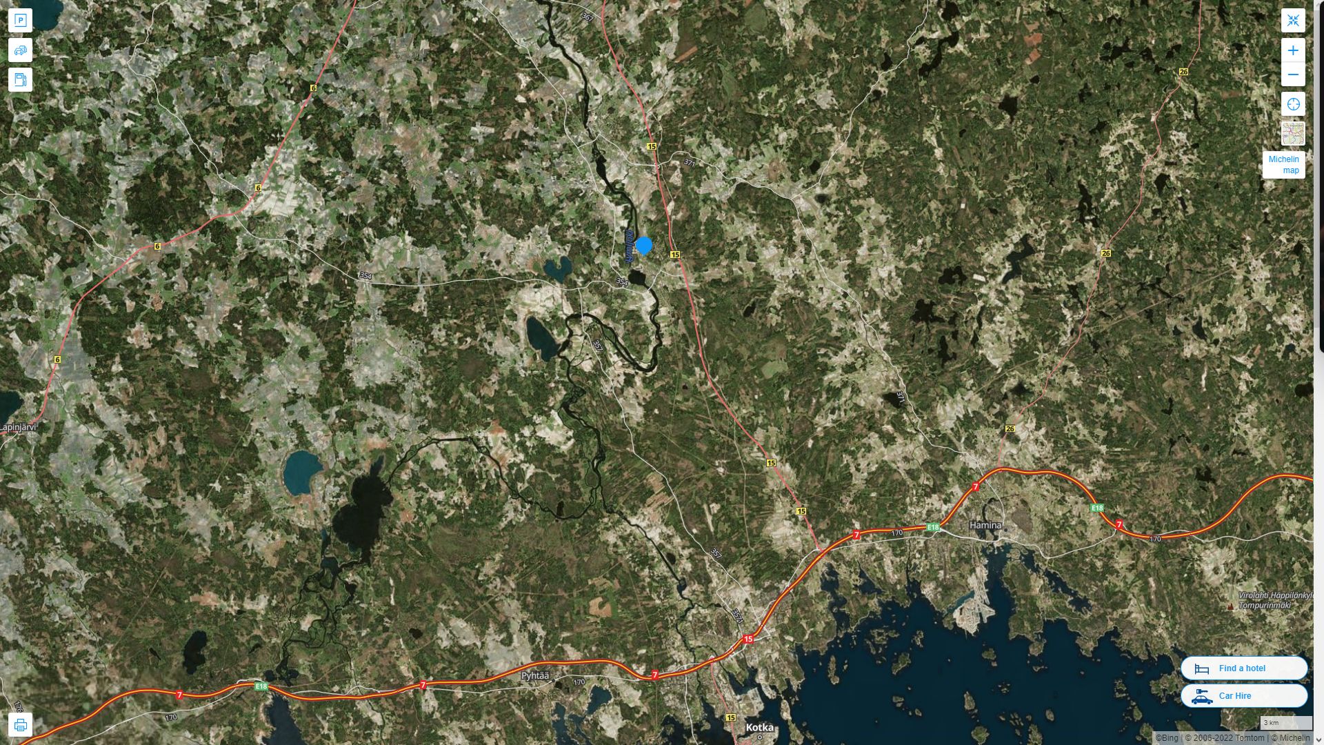 Anjalankoski Map and Anjalankoski Satellite Image