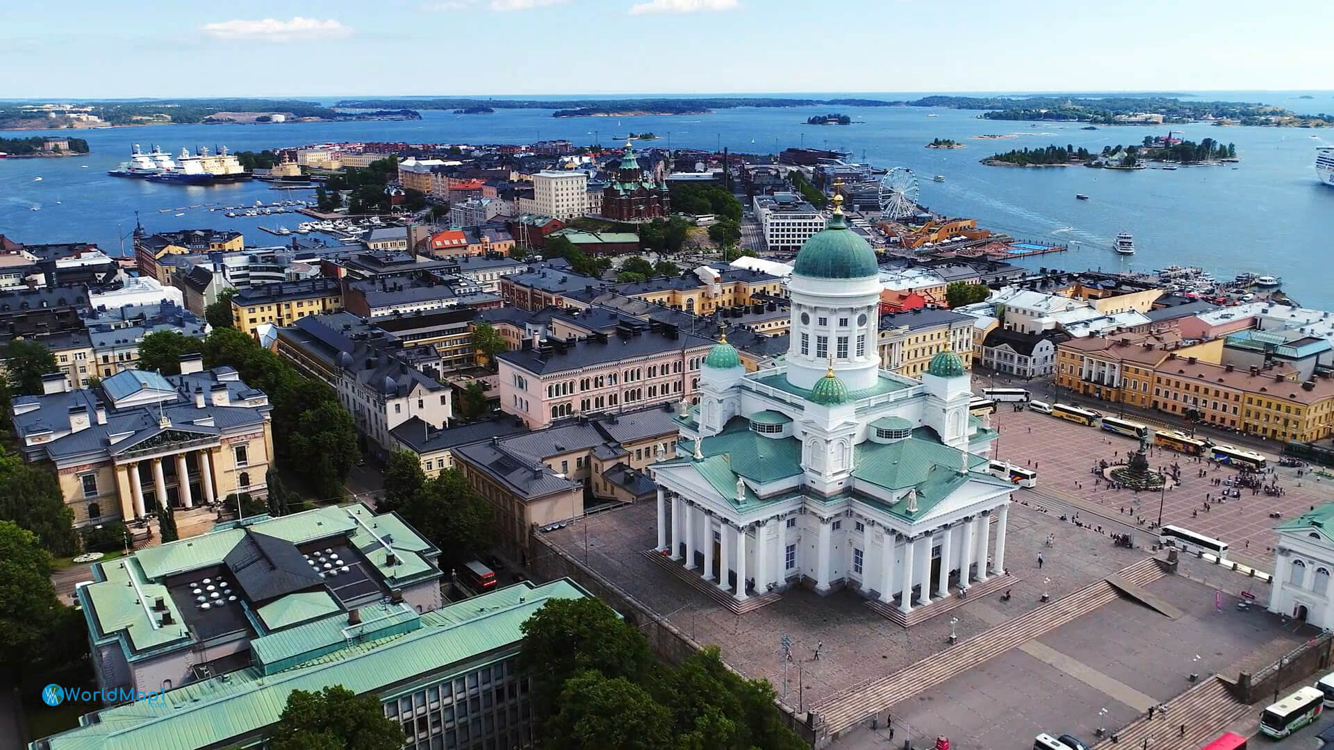 World Map Finland