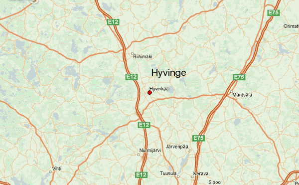Hyvinkaa Map and Hyvinkaa Satellite Image