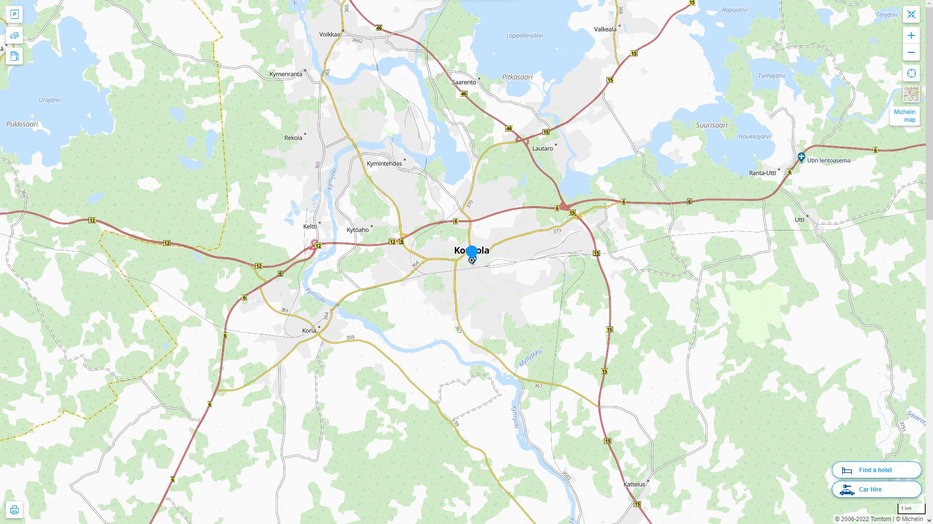 Kouvola Map and Kouvola Satellite Images