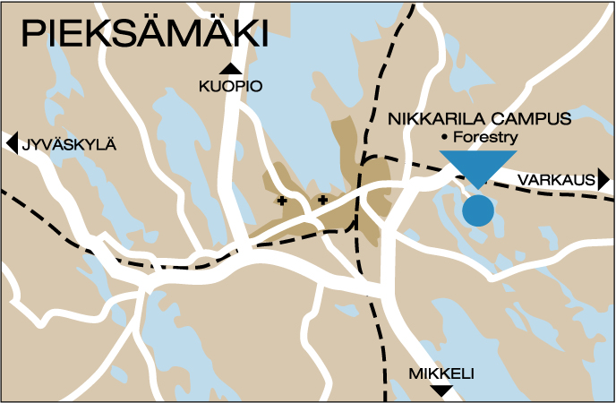 Pieksamaki Map and Pieksamaki Satellite Images