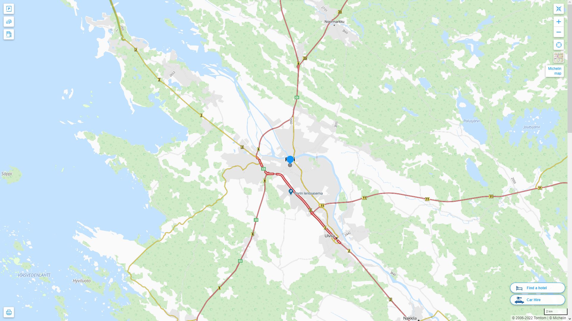 Pori Map and Pori Satellite Images