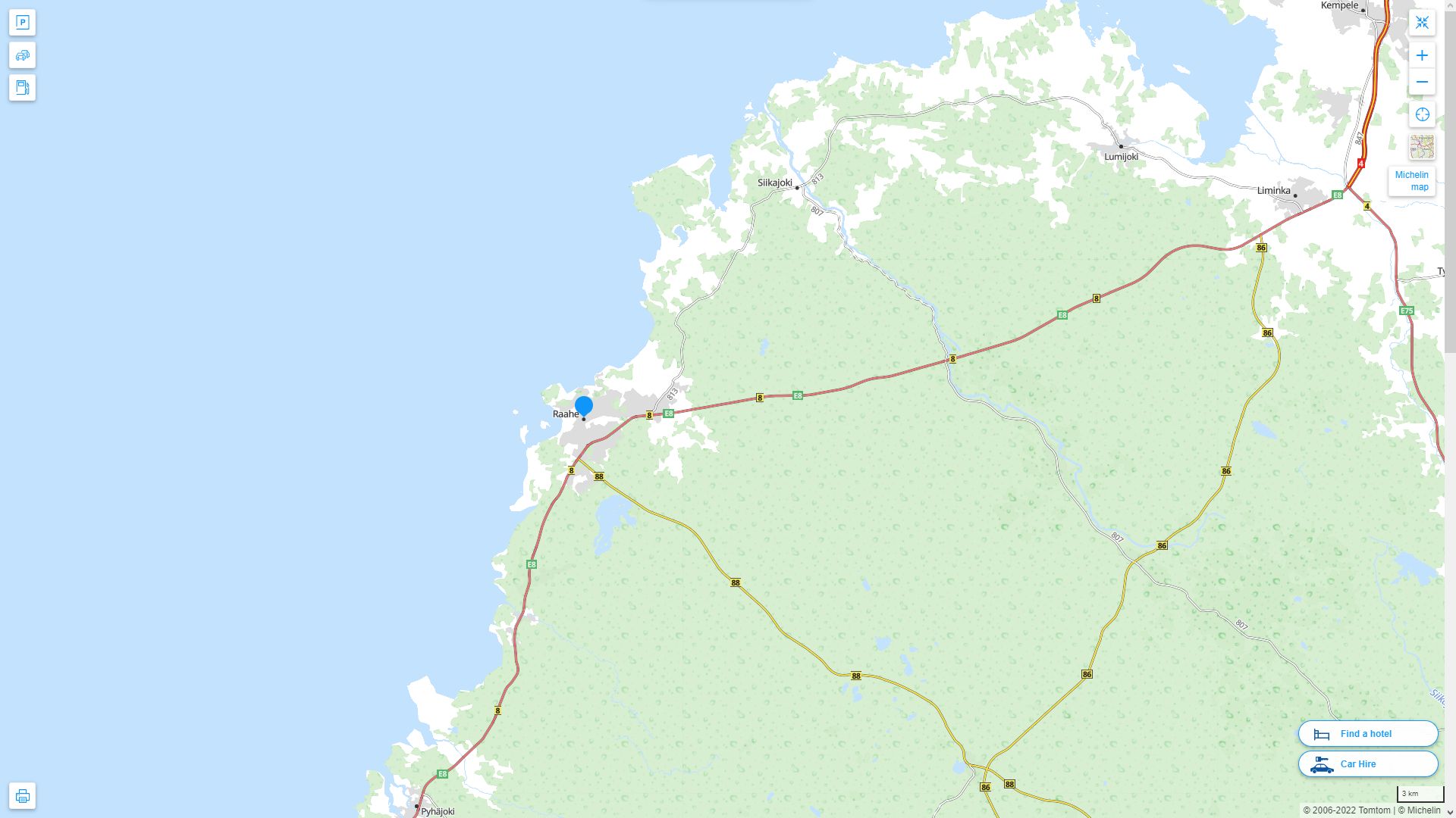 Raahe Map and Raahe Satellite Images