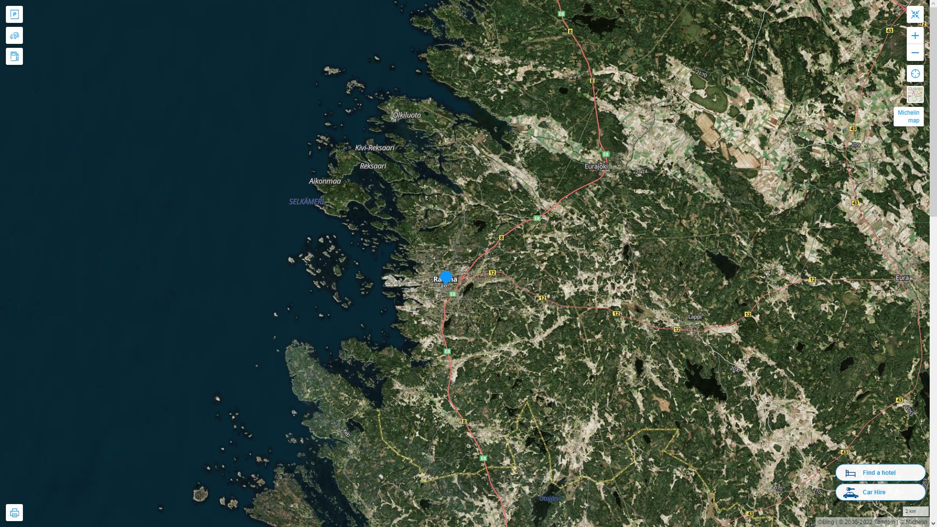 Rauma Map and Rauma Satellite Images