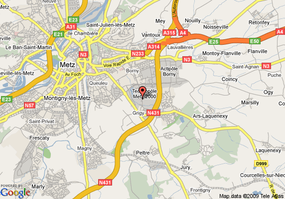 Metz Map and Metz Satellite Images