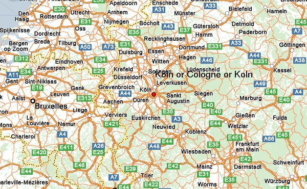 Koln Map and Koln Satellite Images