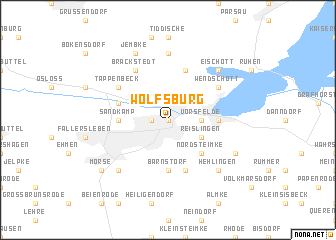 Wolfsburg Map and Wolfsburg Satellite Image