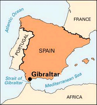 Gibraltar Map and Gibraltar Satellite Images
